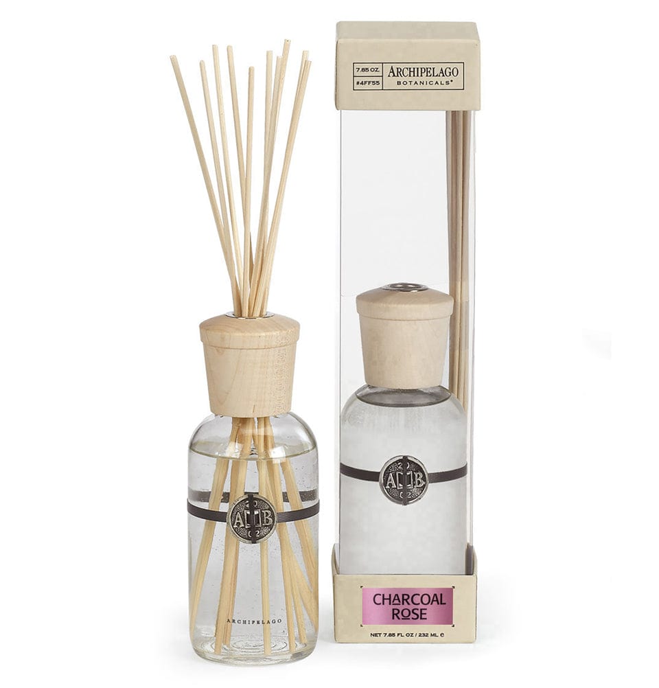 Rose Reed Diffuser: Charcoal Rose Reed Diffuser – Archipelago